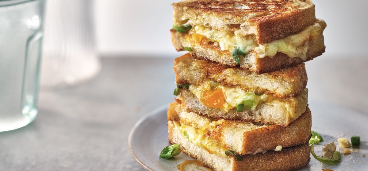 Indian-inspired cheddar, chilli and mango toastie | M&S