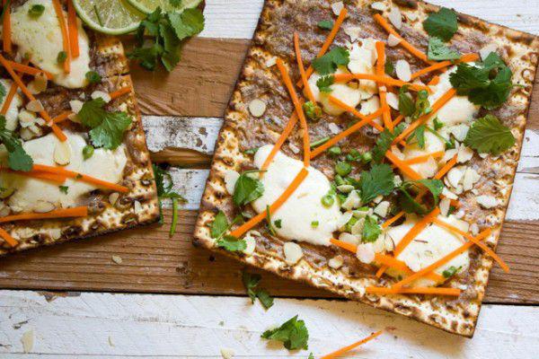 Thai Matzah Pizza Recipe | SideChef