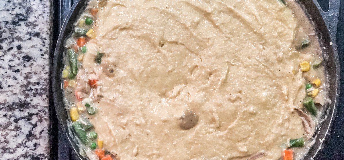 Cast Iron Cornbread Chicken Pot Pie Recipe | SideChef