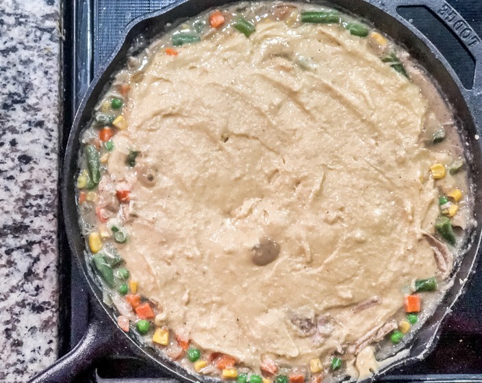 Cast Iron Cornbread Chicken Pot Pie Recipe | SideChef
