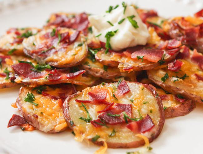 Loaded Baked Potato Rounds Recipe | SideChef