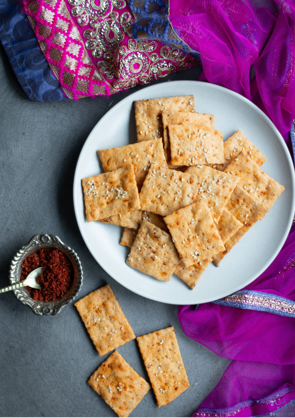 Achaar Masala Crackers Recipe | SideChef