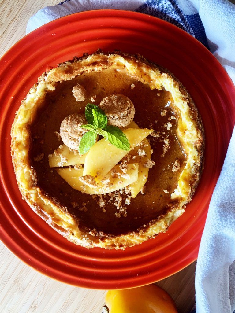 Persimmon and Amaretti Cheesecake Recipe | SideChef