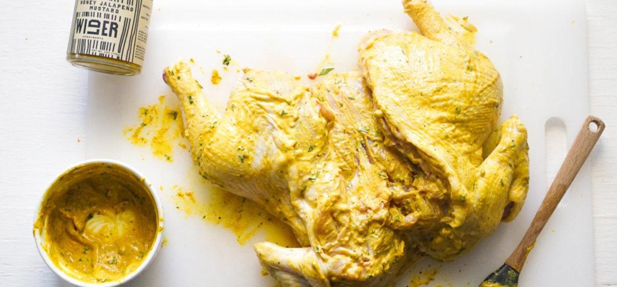 Grilled Honey Mustard Spatchcock Chicken Recipe | SideChef