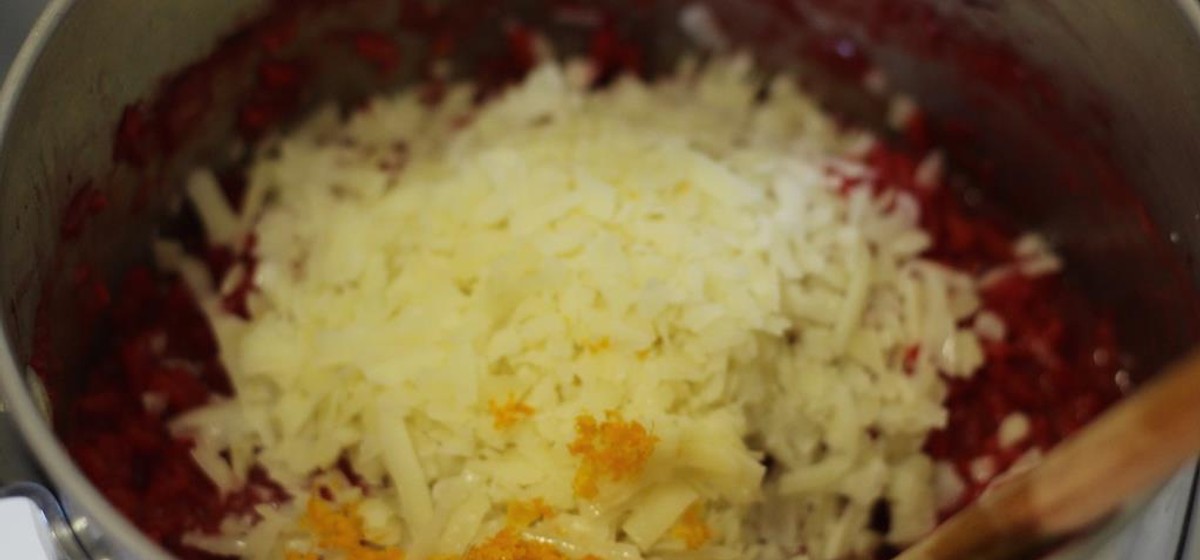 Seared Scallops & Citrus Beet Risotto Recipe | SideChef