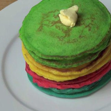 Rainbow Pancakes Recipe | SideChef