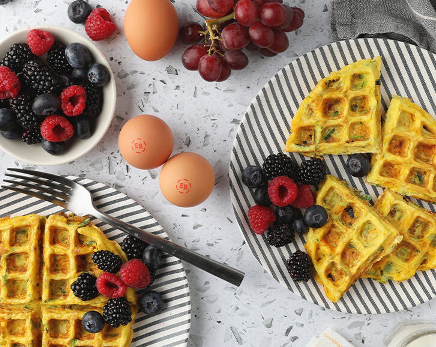 Veggie Chaffles (Cheese Waffles) Recipe | SideChef