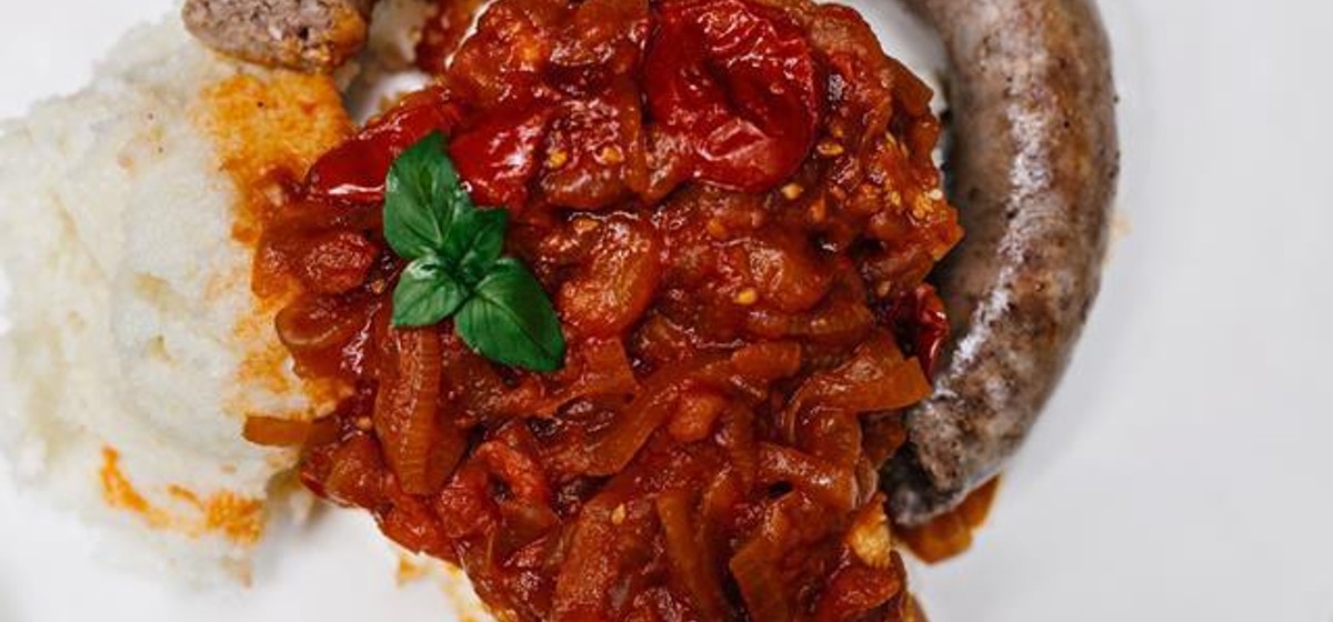 Pap & Sheba with Grilled Sausage Recipe | SideChef