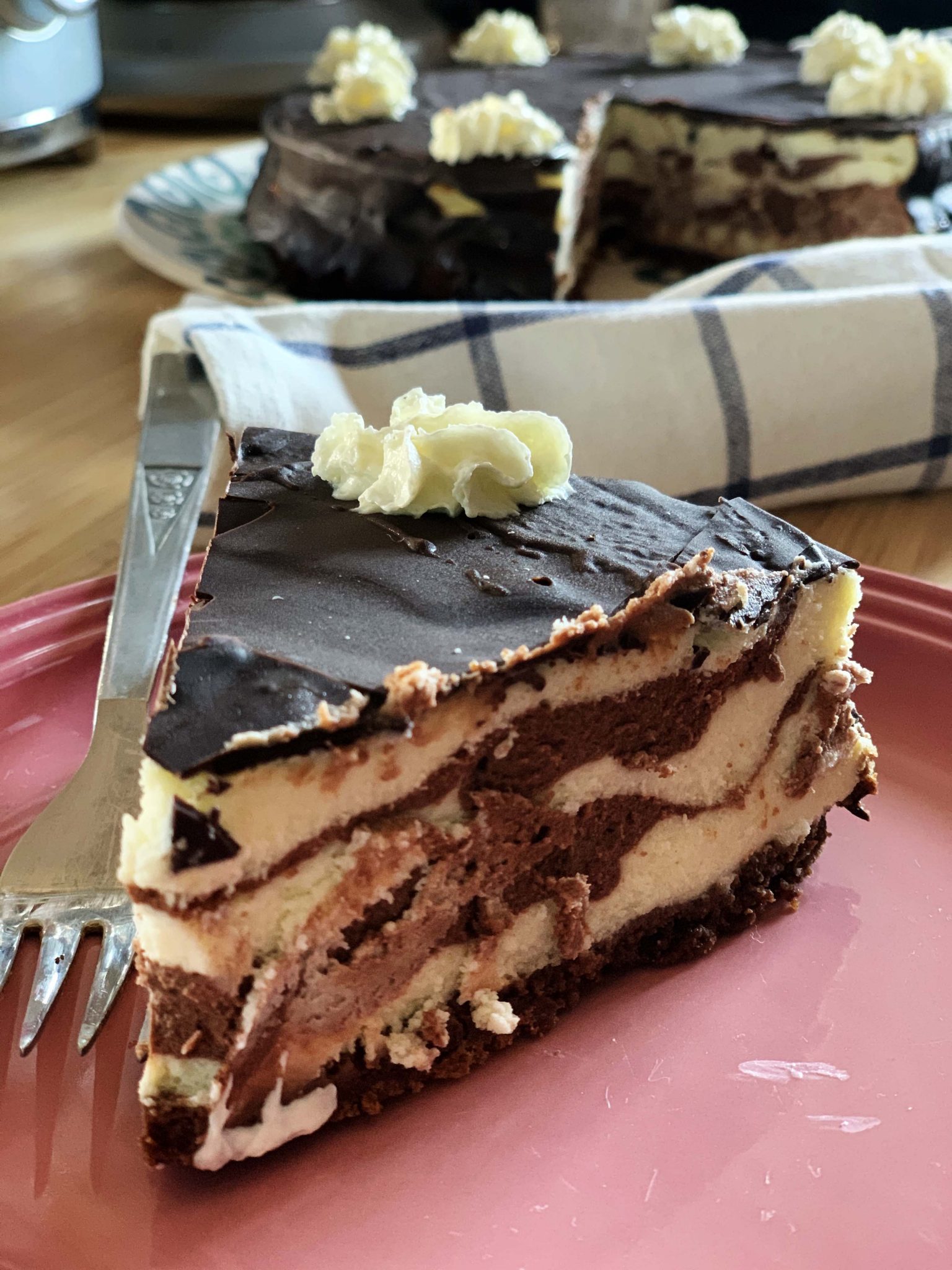 Zebra Cheesecake Recipe | SideChef
