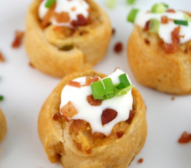 Loaded Potato Pinwheels Recipe | SideChef