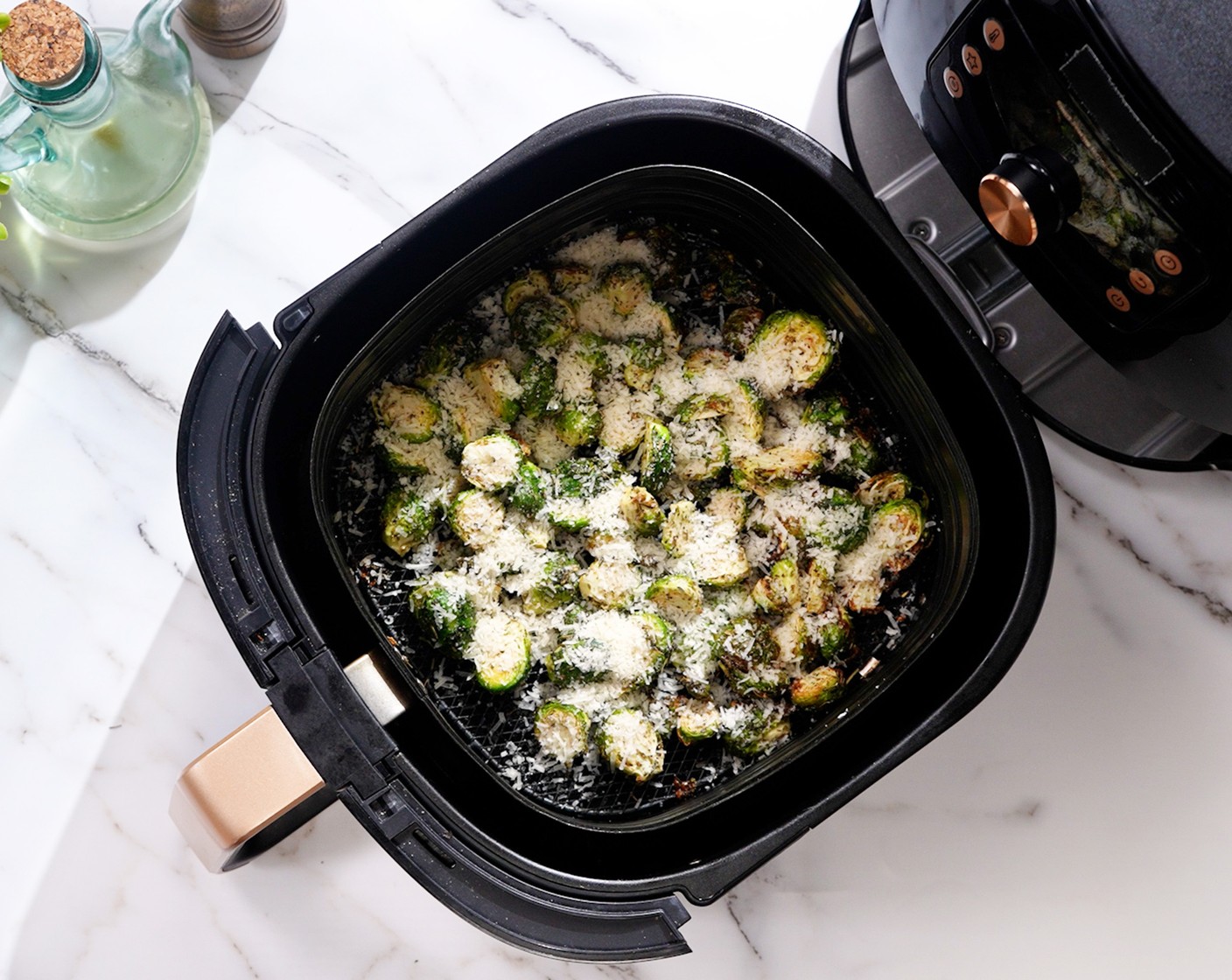 Crispy Parmesan Air Fryer Brussels Sprouts Recipe Sidechef