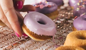 Baked Buttermilk Frosting Mini Donuts Recipe | SideChef