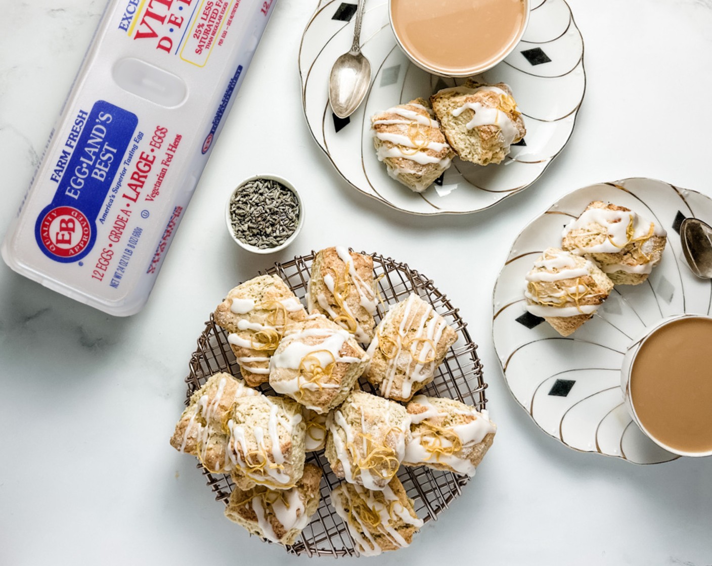 British Lavender Lemon Scones Recipe | SideChef