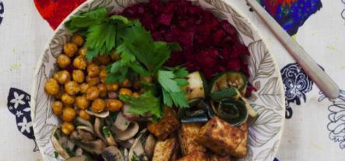 Buddha Bowl with Beet Rice Recipe | SideChef