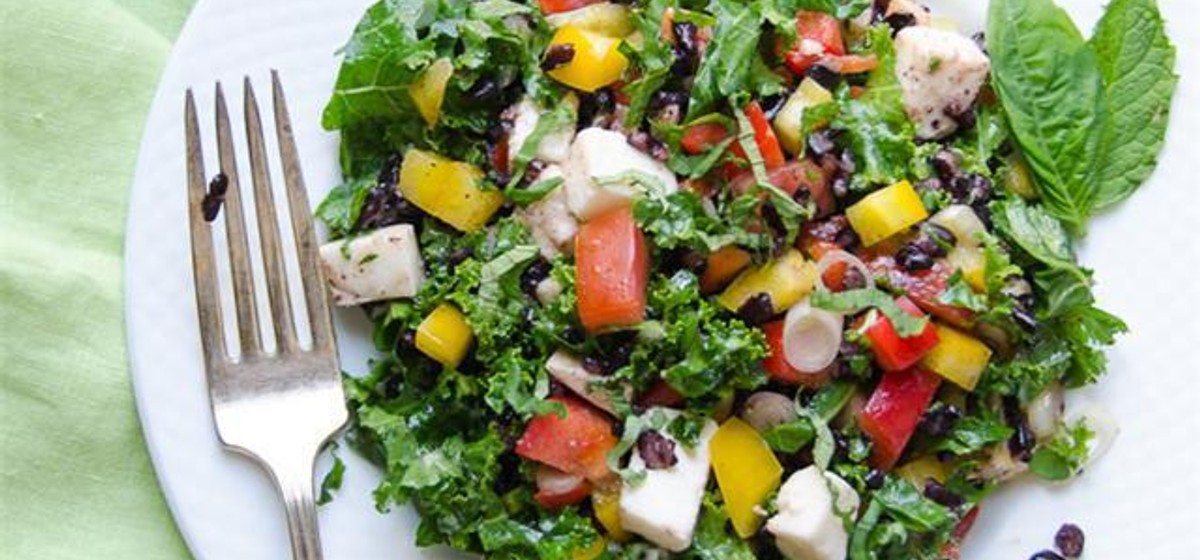 Tangy Italian Black Rice Salad Recipe | SideChef