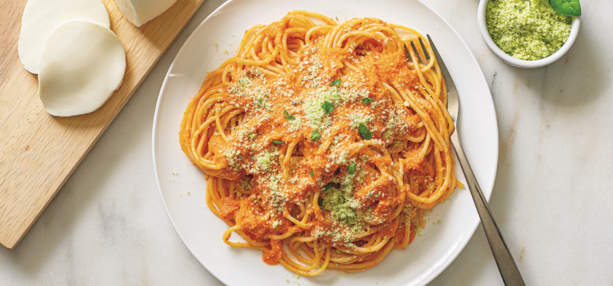Pomodoro Formaggio Spaghetti Recipe | SideChef