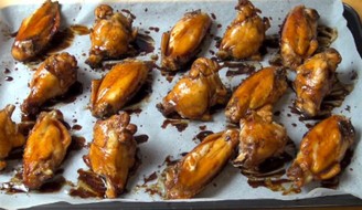 Honey Bourbon Chicken Wing Nibbles Recipe | SideChef