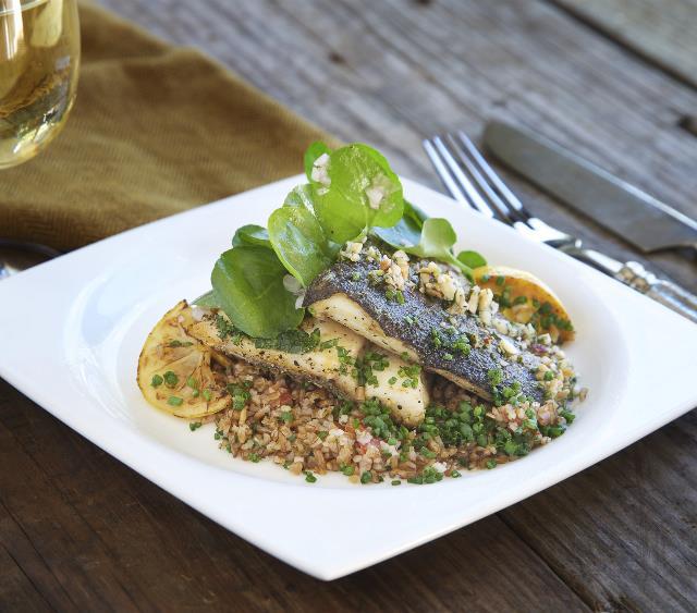 Idaho Trout with Salsa Verde Tabouleh Recipe | SideChef