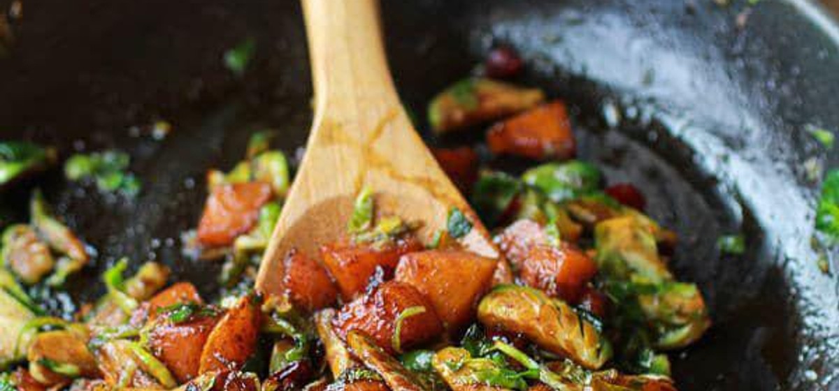 Cranberry, Butternut Squash & Brie Skillet Nachos Recipe | SideChef