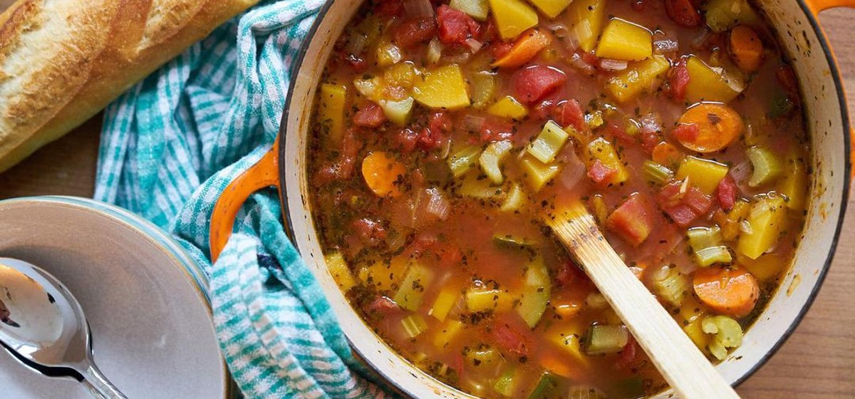 Fall Harvest Vegetable Soup Recipe | SideChef