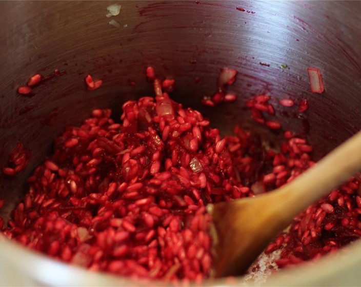 Seared Scallops & Citrus Beet Risotto Recipe | SideChef