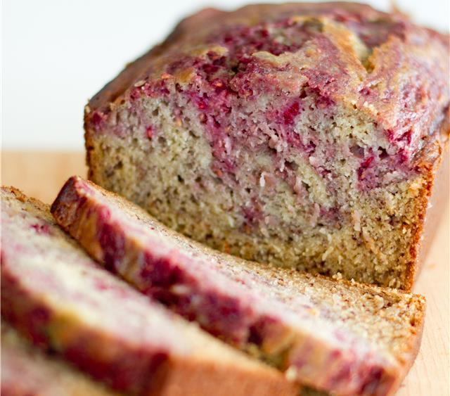 Raspberry Swirl Banana Bread Recipe | SideChef