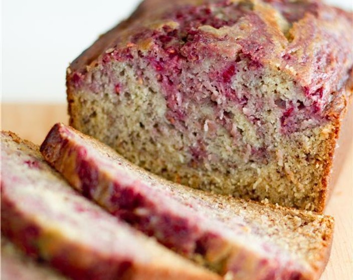 Raspberry Swirl Banana Bread Recipe | SideChef