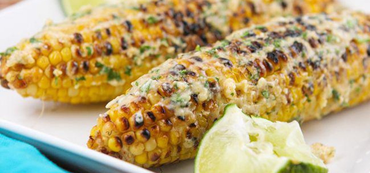 Grilled Corn with Spicy Cilantro Lime Butter Recipe | SideChef