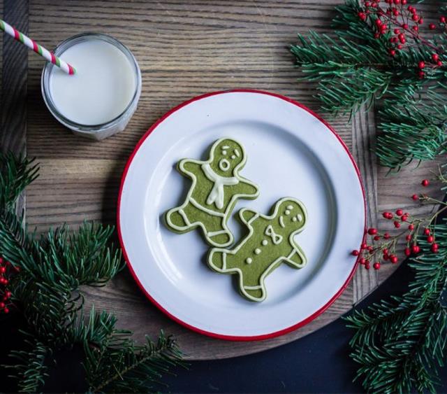 Matcha Shortbread Men Recipe | SideChef