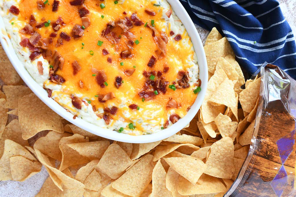 Cheesy Chicken Ranch Dip Recipe | SideChef