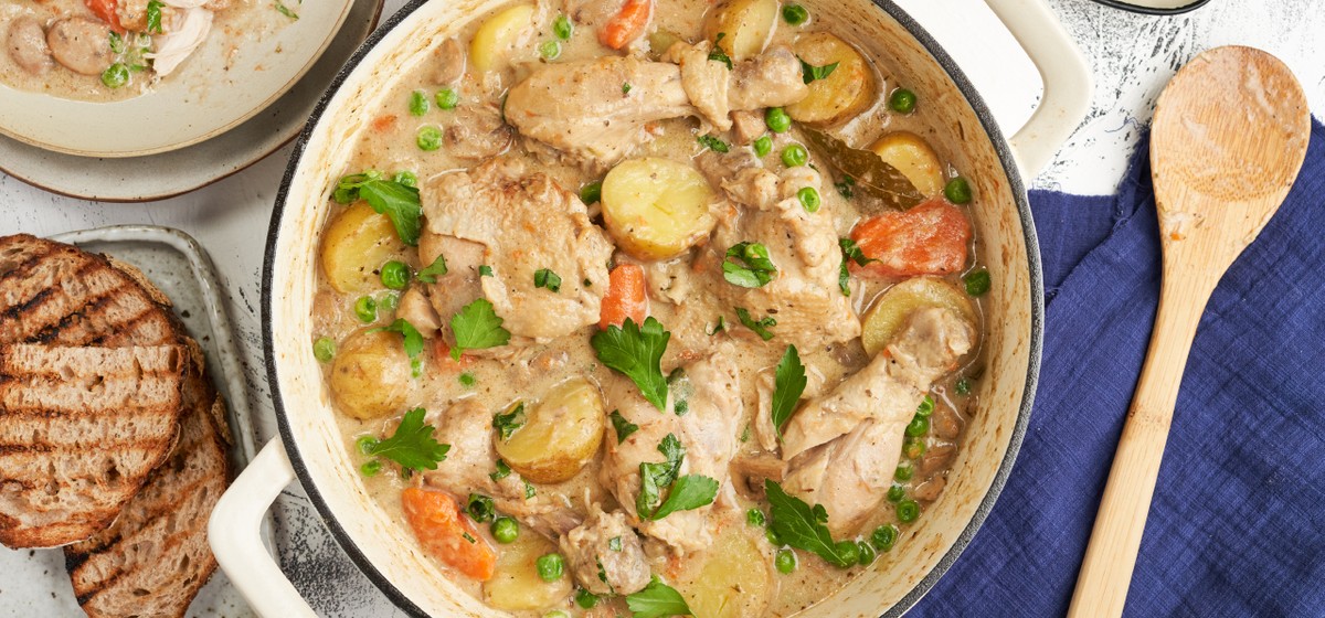 Creamy Chicken Stew Recipe | SideChef