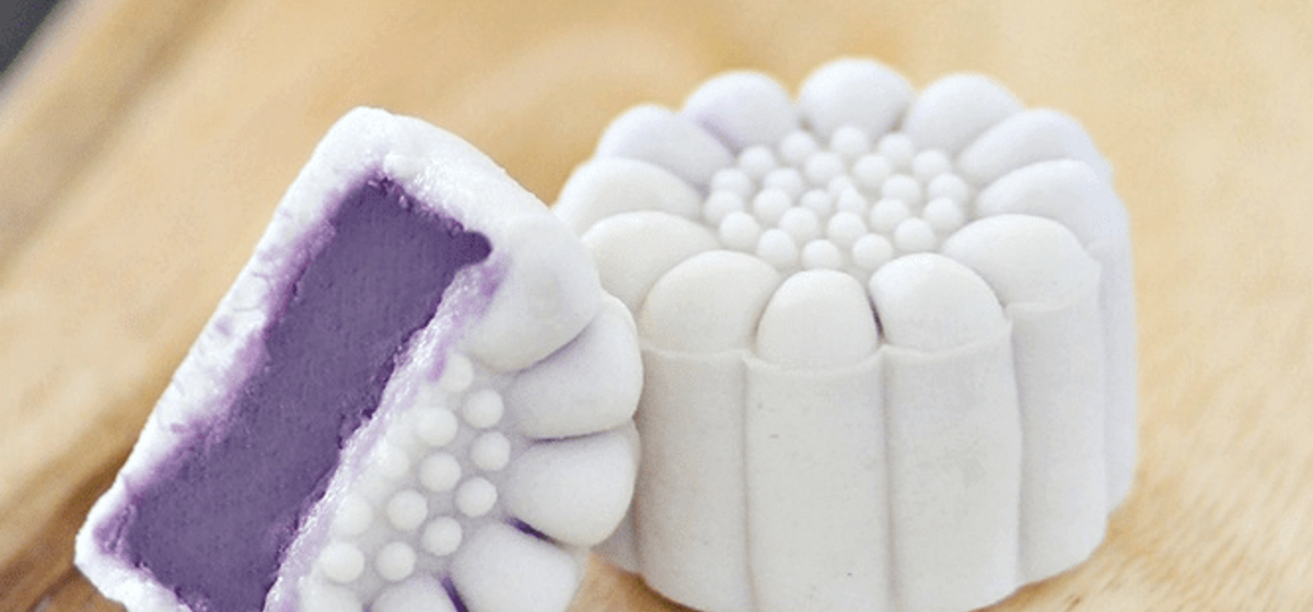 Purple Sweet Potato Snowskin Mooncakes Recipe | SideChef