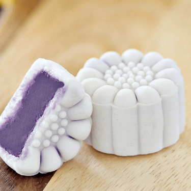 Purple Sweet Potato Snowskin Mooncakes Recipe | SideChef