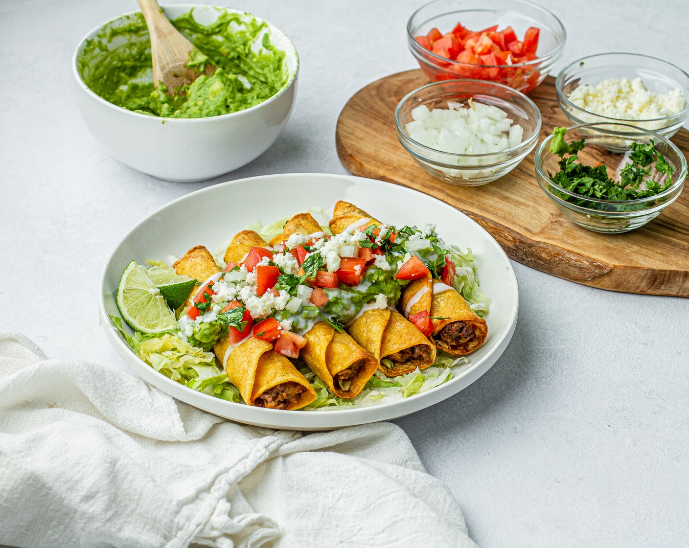 Cheesy Beef Rolled Tacos Recipe Sidechef