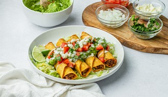 Cheesy Beef Rolled Tacos Recipe | SideChef