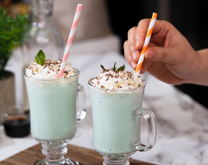 Mint Chocolate Chip Milkshake Recipe | SideChef