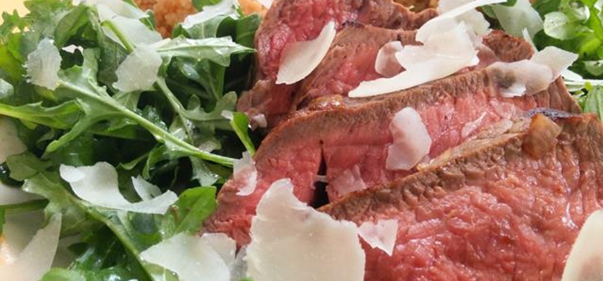 Italian Steak Tagliata & Couscous with Tomato Salad Recipe | SideChef