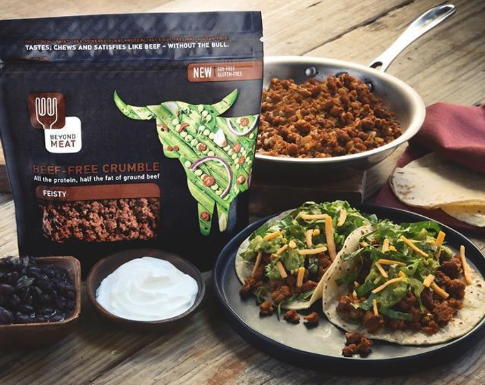 Beyond Meat Feisty Tacos with Black Beans Recipe | SideChef