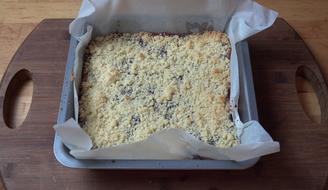 Jam Crumble Shortbread Slices Recipe | SideChef