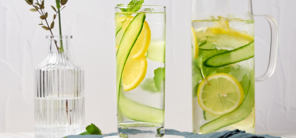 Cucumber Lemon Infused Water Recipe | SideChef
