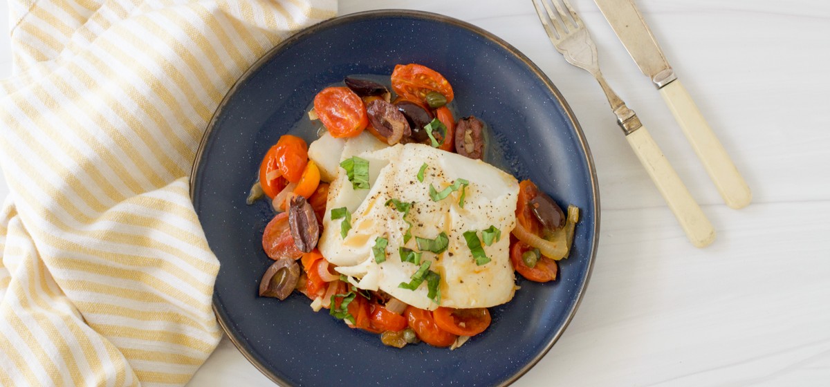 Cod Stew with Tomatoes, Olives, and Capers Recipe | SideChef