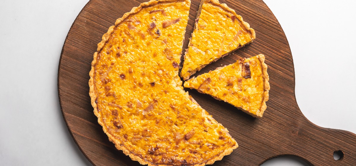 Quick Ham And Cheese Quiche Recipe Sidechef