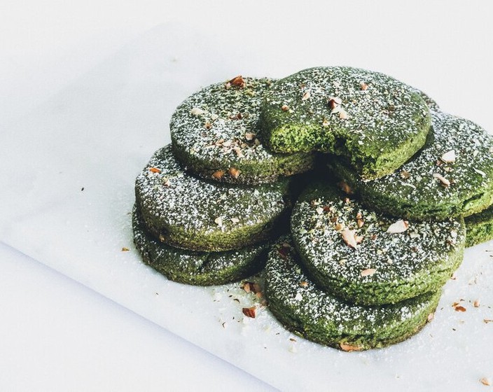 Almond Matcha Shortbread Recipe | SideChef