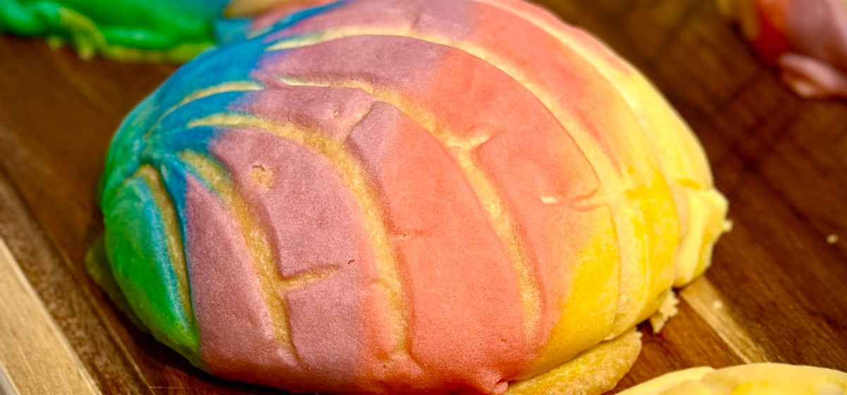 Rainbow Conchas: Colorful Mexican Sweet Bread Recipe | SideChef