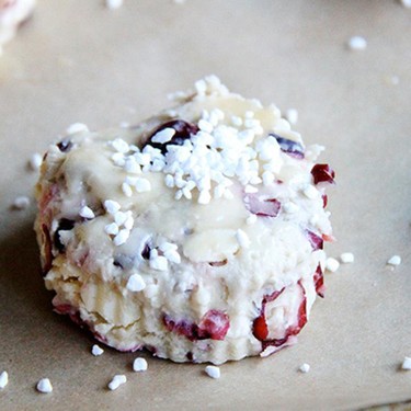 Cranberry Snow Scones Recipe | SideChef