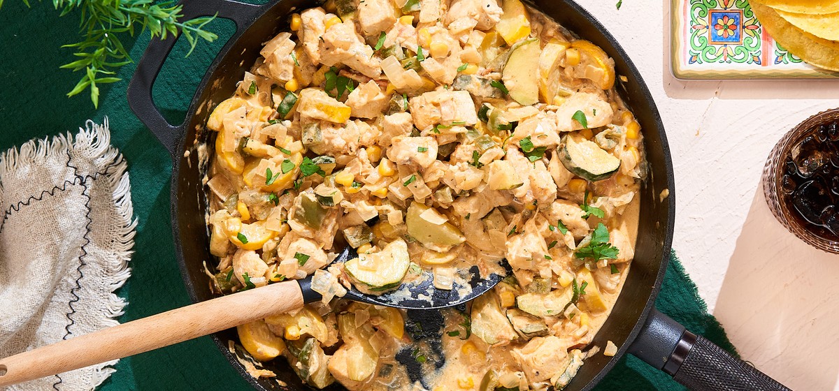 Easy Chicken Calabacitas Recipe | SideChef
