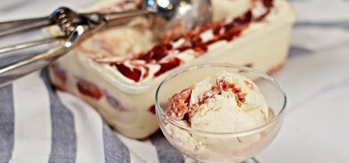 4 Ingredient Ripple Ice Cream Recipe | SideChef