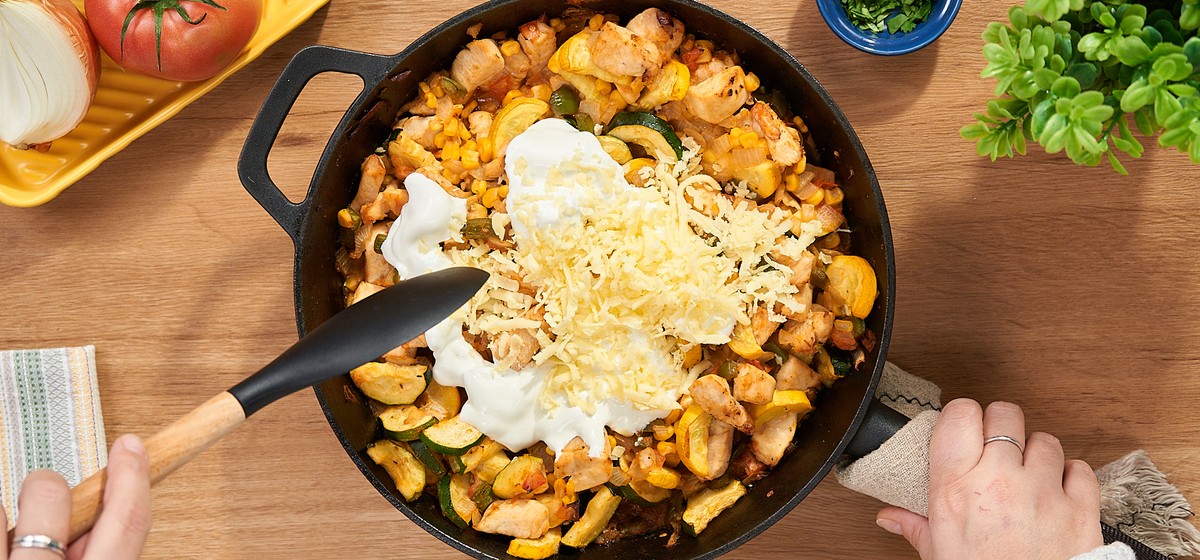 Easy Chicken Calabacitas Recipe | SideChef