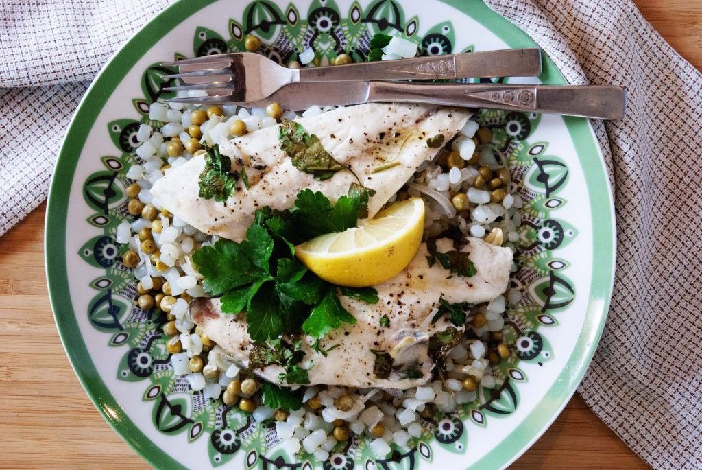 Baked Orata with Konjac Rice Recipe | SideChef