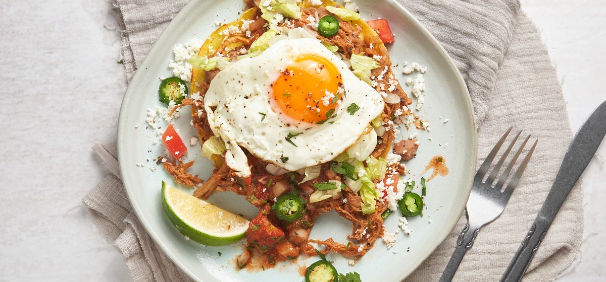 BBQ Pulled Pork Huevos Rancheros Recipe | SideChef